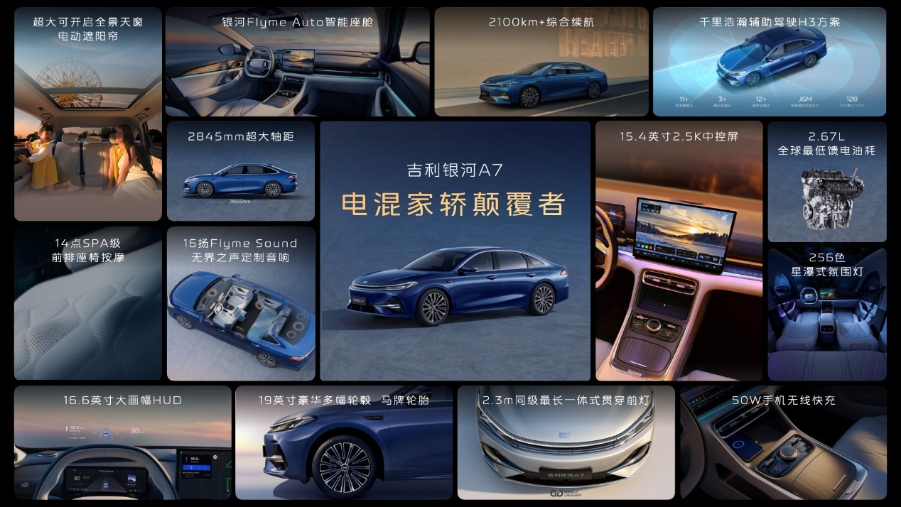 吉利银河A7限时8.18万起，综合续航超2100km_凤凰网