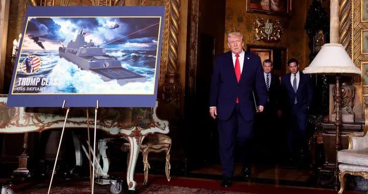 满排3万吨，造价超航母，特朗普亲自设计的战列舰到底能不能打？_凤凰网