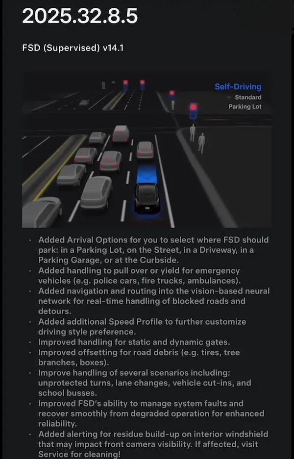 特斯拉FSD，近一年来首次重大更新_凤凰网
