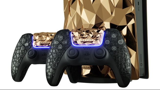 Caviar推出18K金定制版 PS5，使用20kg黄金_凤凰网