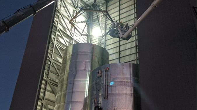 埃隆·马斯克晒出SpaceX第三艘星际飞船原型SN3_凤凰网