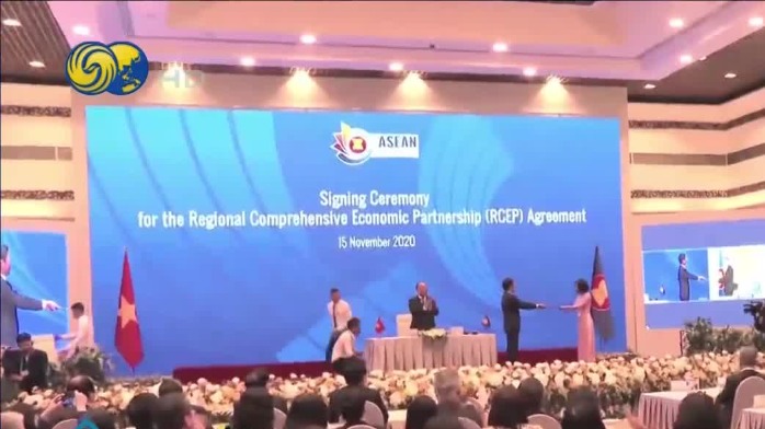 中国等15国签RCEP，超90%税目将零关税_凤凰网视频_凤凰网