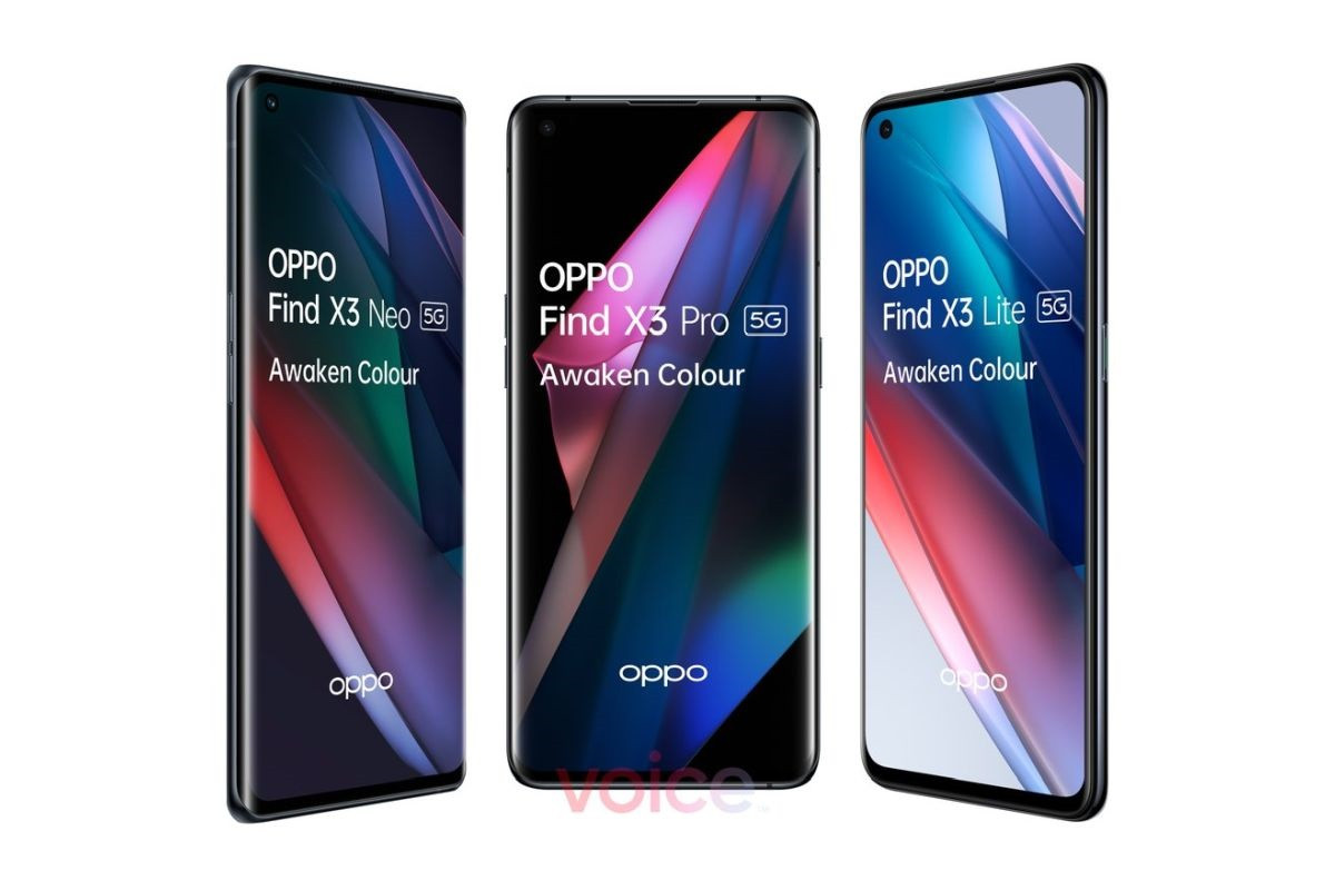 OPPO Find X3系列正面渲染图曝光：Pro搭载曲面屏、骁龙888_凤凰网