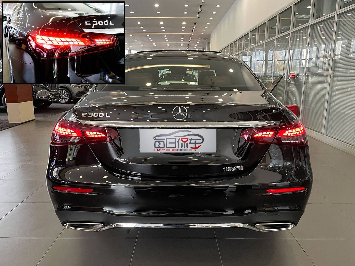 大灯目光如炬2022款北京奔驰E级E300L_凤凰网汽车_凤凰网