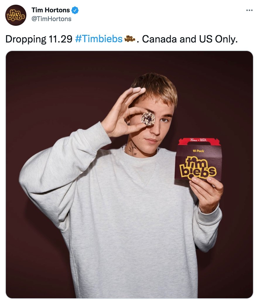 贾斯丁比伯和Tims合作联名的timbiebs引关注凤凰网北美_凤凰网