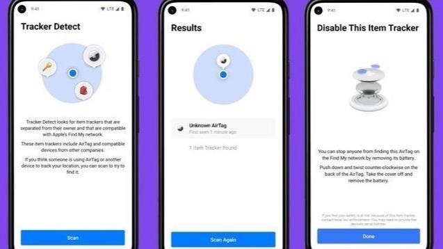 安卓防止AirTag追踪！苹果发布了安卓App_凤凰网