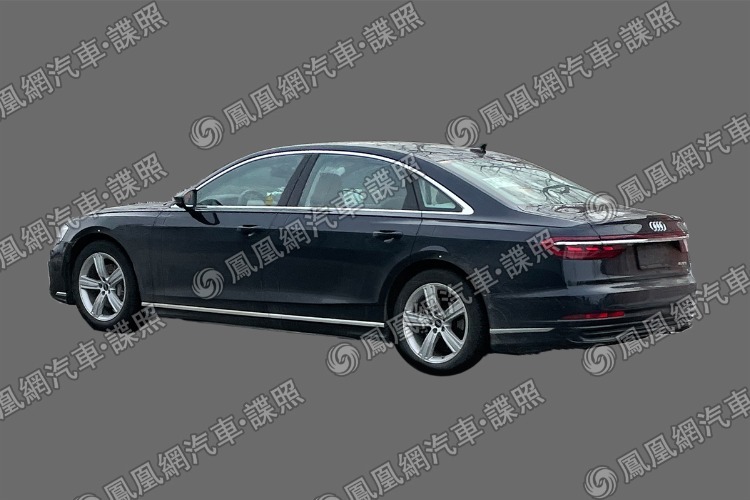 整体延用海外版设计 奥迪A8L无伪装路试谍照曝光_凤凰网