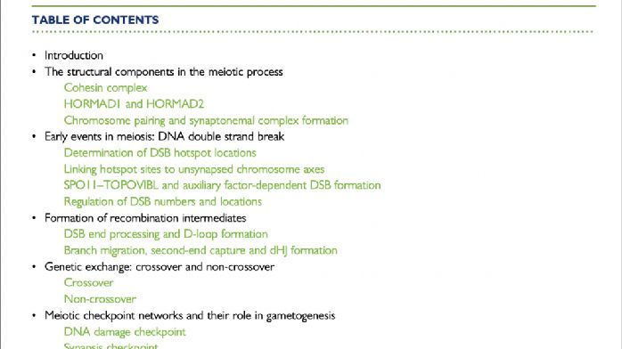 Human Reproduction Update综述|多样生命的起源：减数分裂重组分子机制及其在人类生殖中的作用深入解析_凤凰网