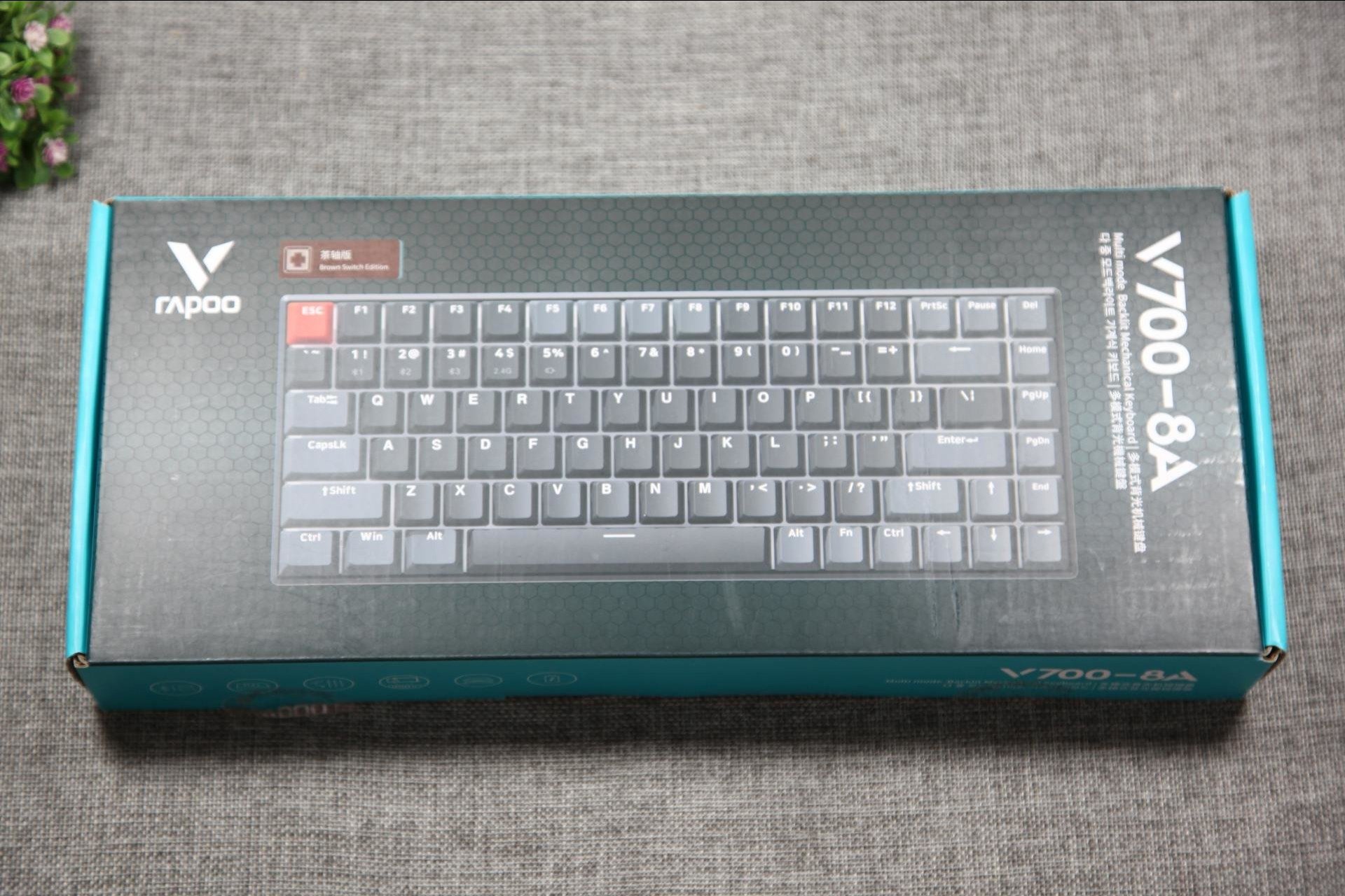 高颜值75%配列多模无线机械键盘，雷柏V700-8A“孤勇者”配色体验_凤凰网