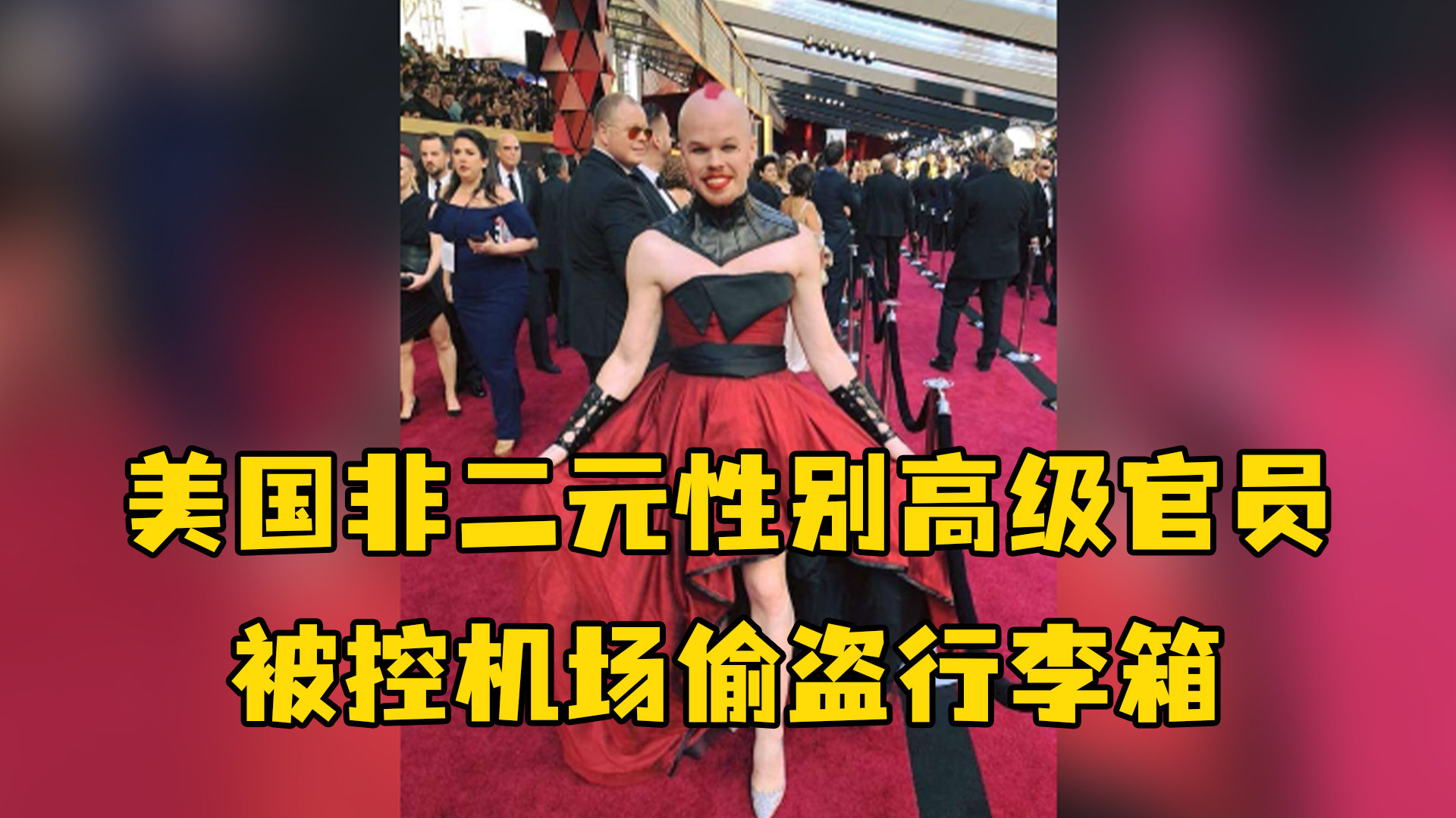 美国能源部非二元性别高级官员，被控机场偷盗行李箱凤凰网视频凤凰网