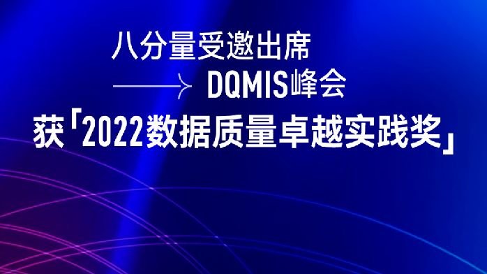 八分量受邀出席DQMIS峰会，获“2022数据质量卓越实践奖”_凤凰网