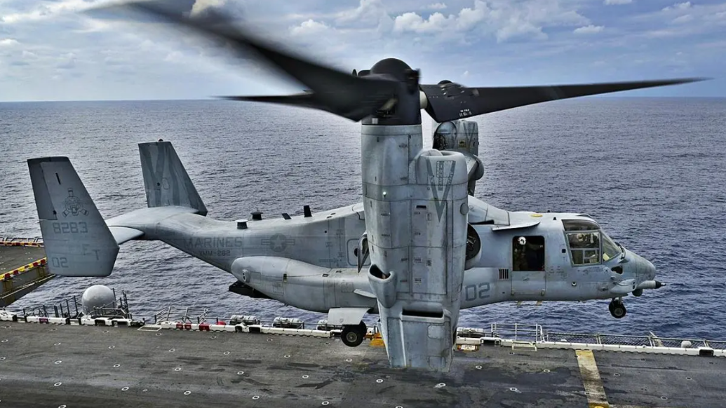 美军“鱼鹰”被停飞 同款机型曾发生多起坠机事故_凤凰网