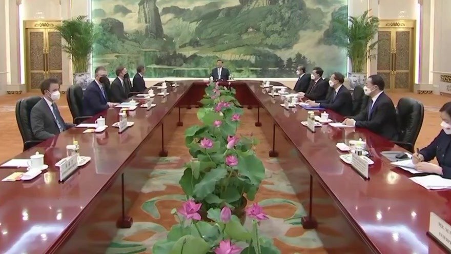 现场视频：习近平会见美国国务卿布林肯_凤凰网资讯_凤凰网