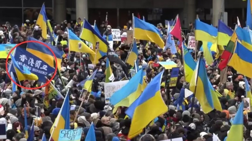 加拿大驻华大使馆发文支持乌克兰，配发视频含“港独”旗帜_凤凰网