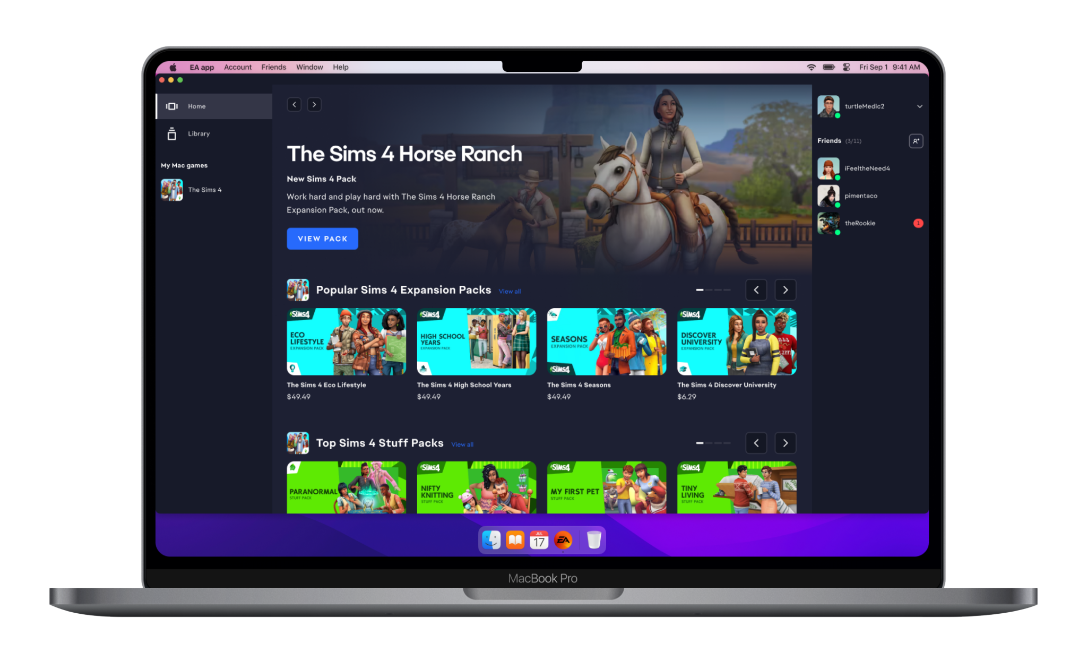 EA游戏平台将推苹果macOS版客户端，取代原版Origin_凤凰网