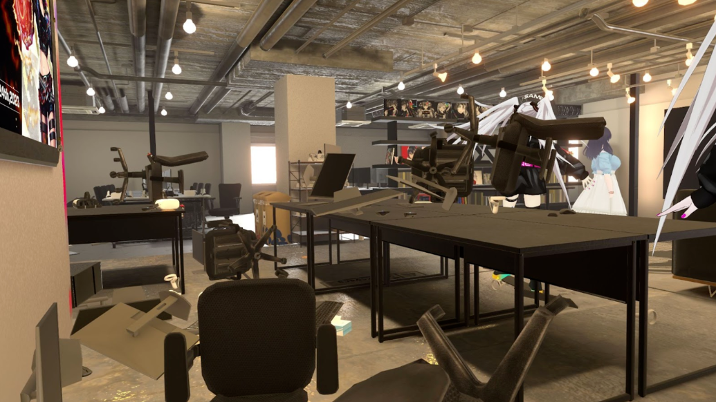 日本VR游戏公司MyDearest在VRChat发布虚拟办公室_凤凰网