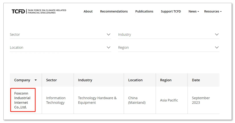 国内行业首家！工业富联正式成为TCFD支持机构_凤凰网