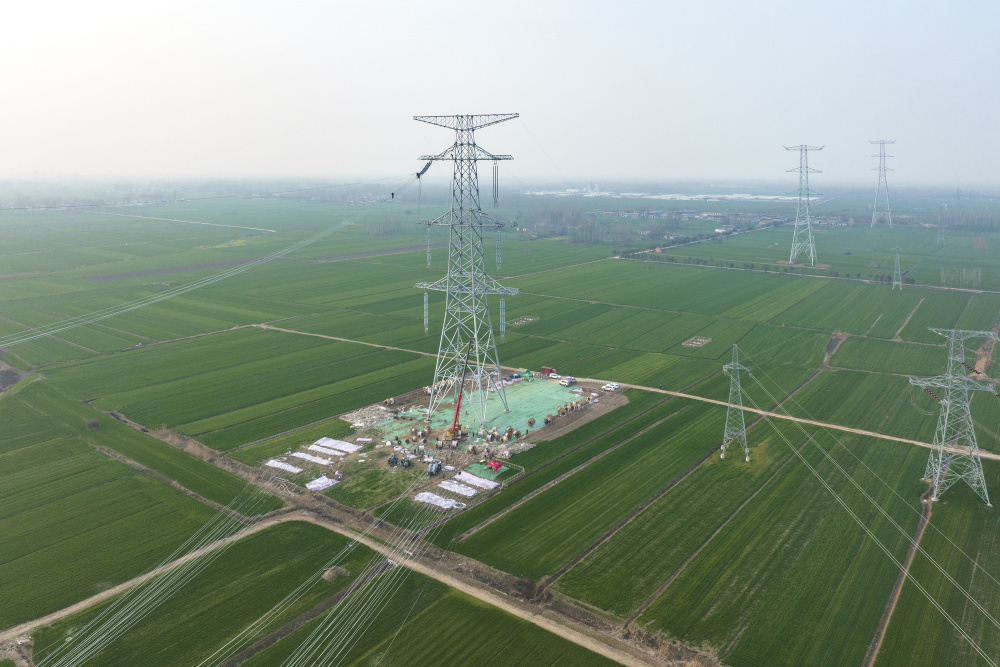 驻马店～武汉1000千伏特高压交流工程河南段全线贯通凤凰网河南_凤凰网