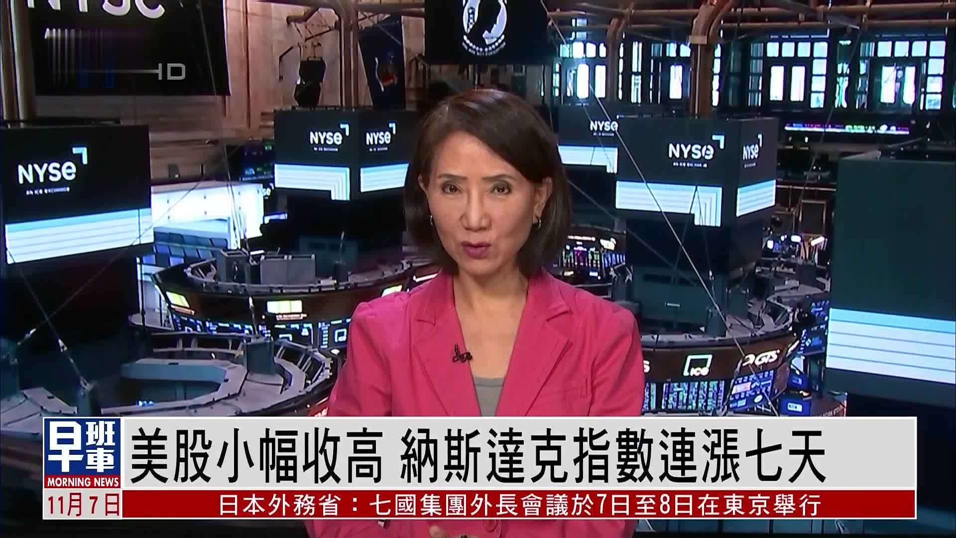 美股小幅收高 纳斯达克指数连涨七天凤凰网视频凤凰网