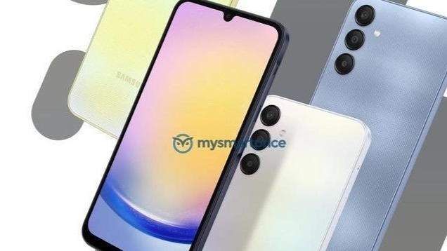 三星Galaxy A25 5G手机渲染图曝光：Exynos 1280芯片+6.5英寸屏幕_凤凰网