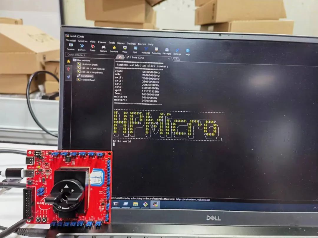 中国MCU迈向国际水平，中国首款内嵌ESC的高性能MCU先楫半导体HPM6E00芯片成功点亮_凤凰网