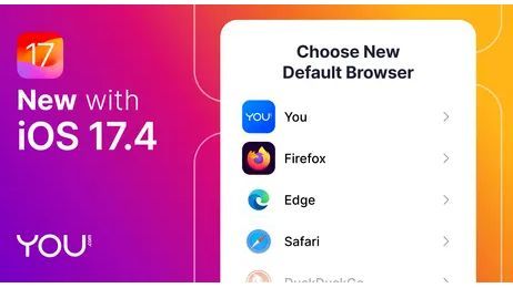 You.com AI搜索与浏览应用全新升级，已成为iOS17.4欧盟用户的默认浏览器之一_凤凰网
