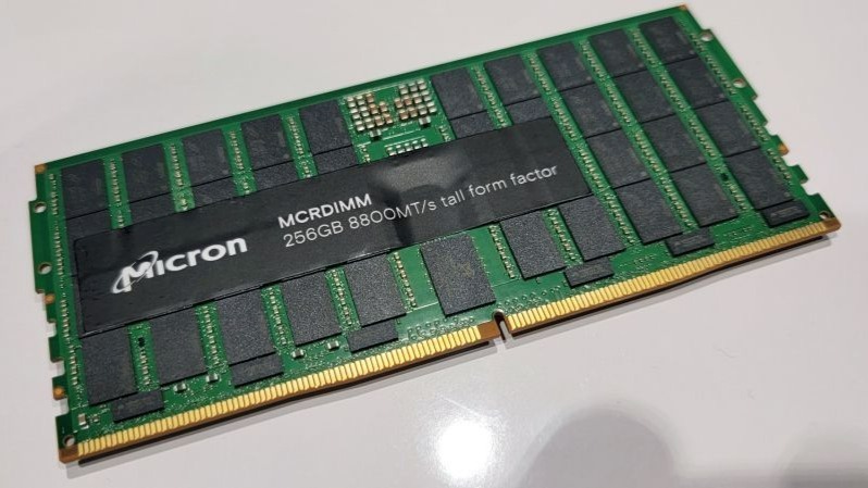 美光展示MCRDIMM内存模块：DDR5-8800规格、单条256GB_凤凰网