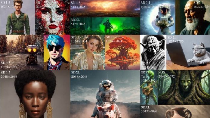 旷视发布HiDiffusion，SD生成速度更快，图片质量更高_凤凰网