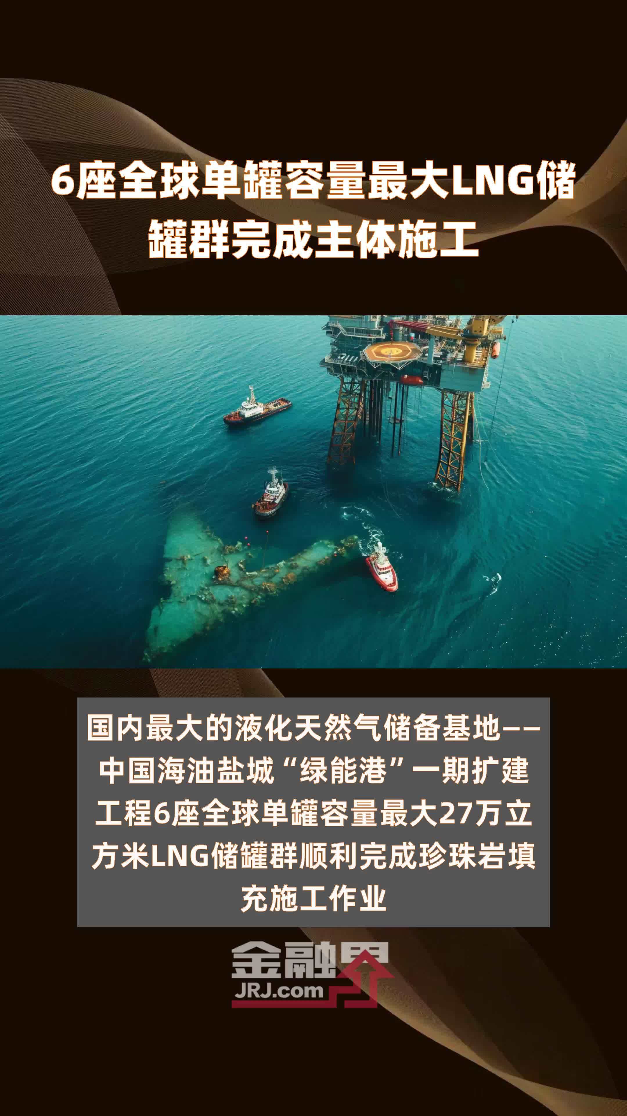 6座全球单罐容量最大LNG储罐群完成主体施工 |快报_凤凰网视频_凤凰网