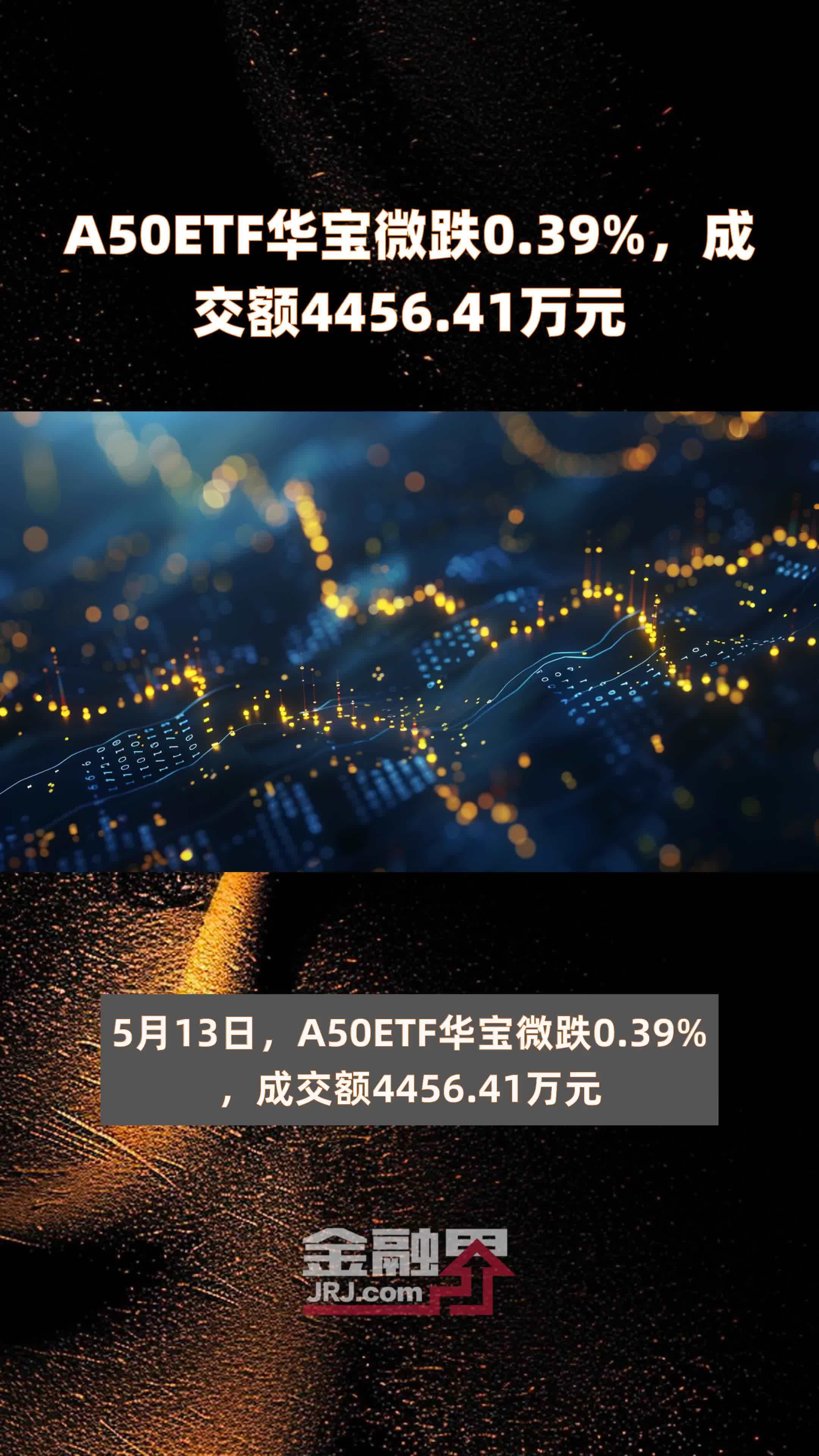 A50ETF华宝微跌0.39%，成交额4456.41万元 |快报_凤凰网视频_凤凰网