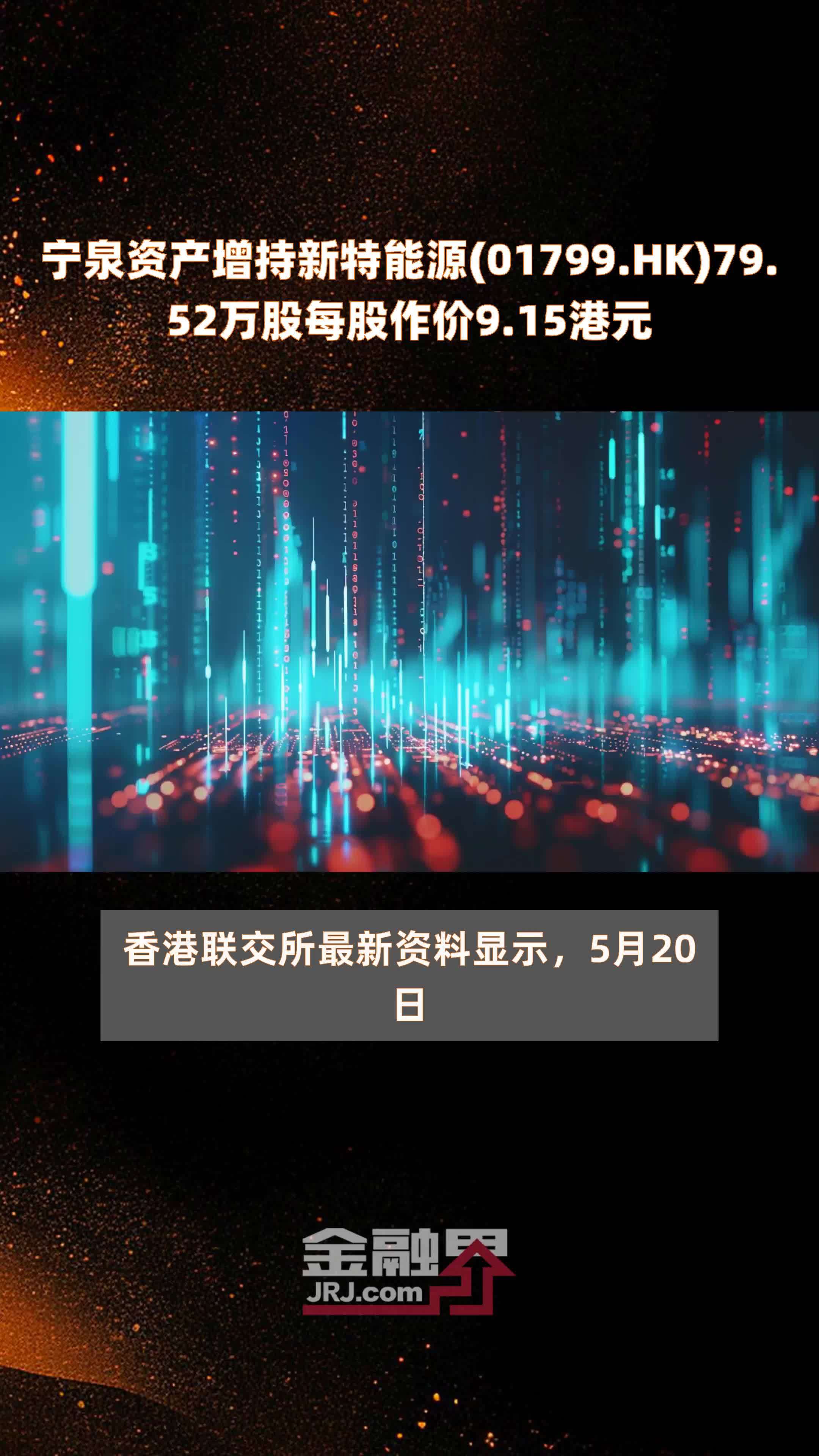 宁泉资产增持新特能源(01799.HK)79.52万股每股作价9.15港元 |快报_凤凰网视频_凤凰网