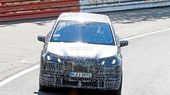 外观微调 宝马iX M70谍照曝光_凤凰网