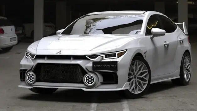 三菱EVO复活！全新一代渲染图出炉，或配1.8T+电机+四驱_凤凰网