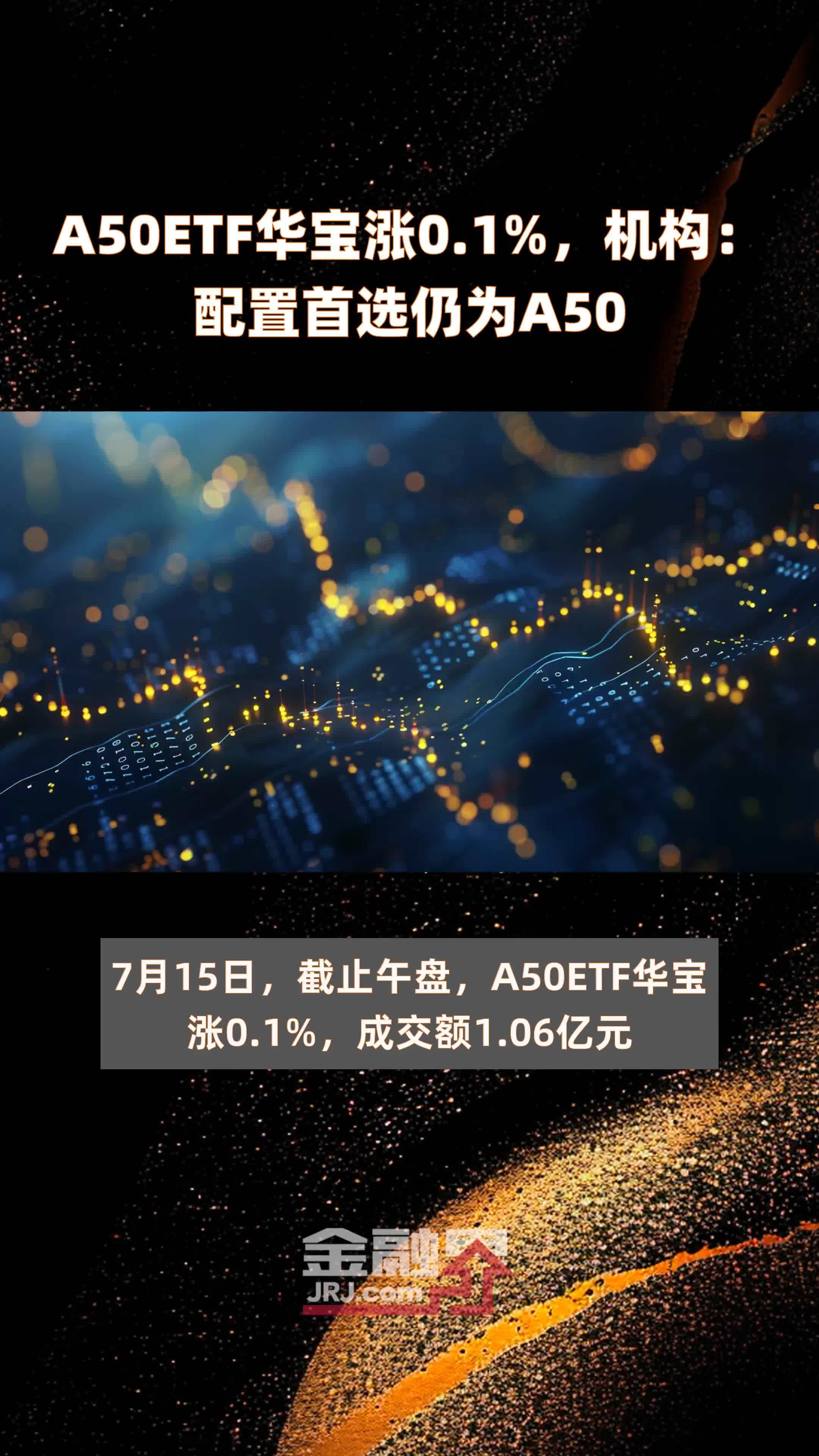 A50ETF华宝涨0.1%，机构：配置首选仍为A50 |快报_凤凰网视频_凤凰网