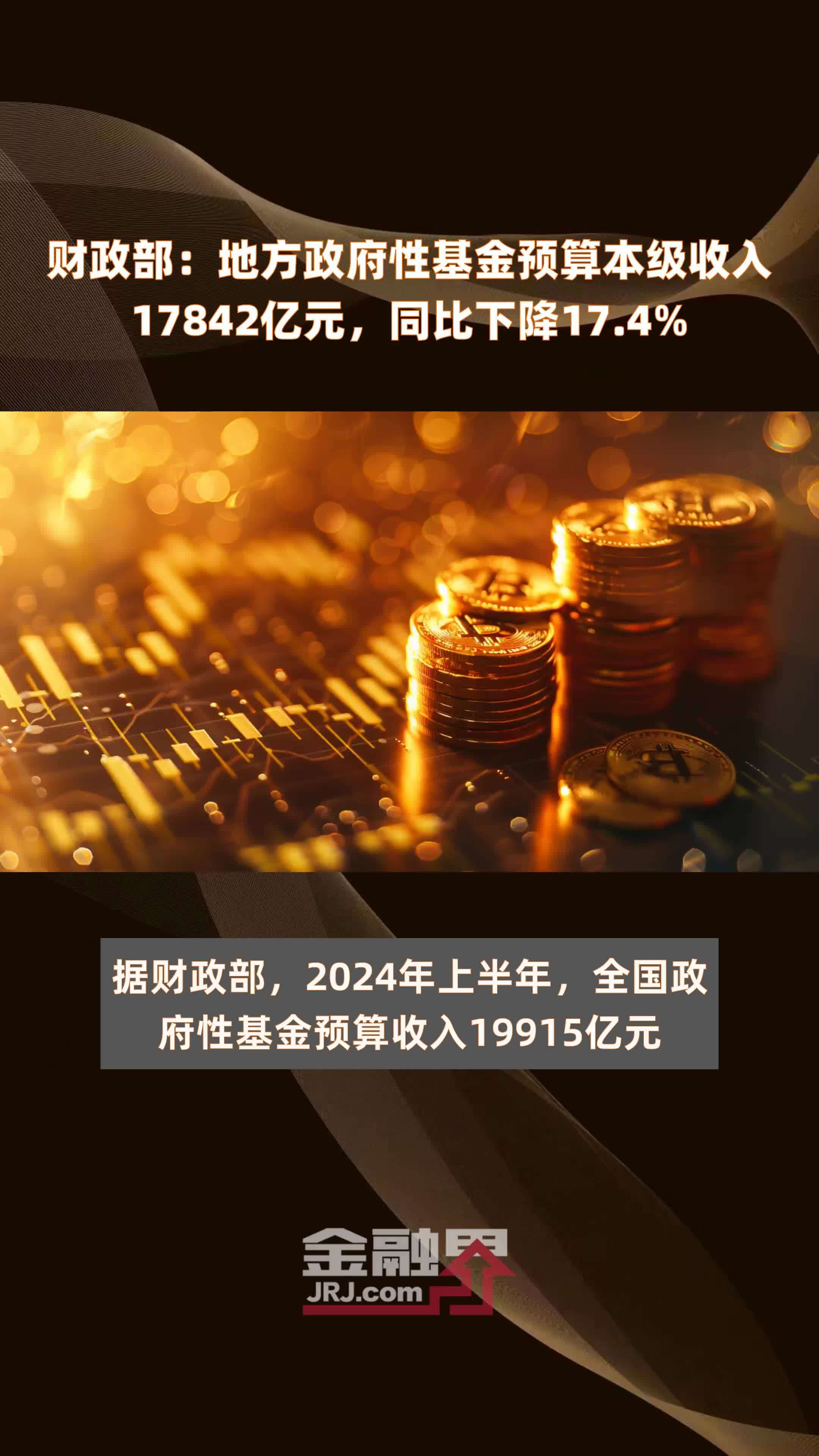 财政部：地方政府性基金预算本级收入17842亿元，同比下降17.4% |快报_凤凰网视频_凤凰网