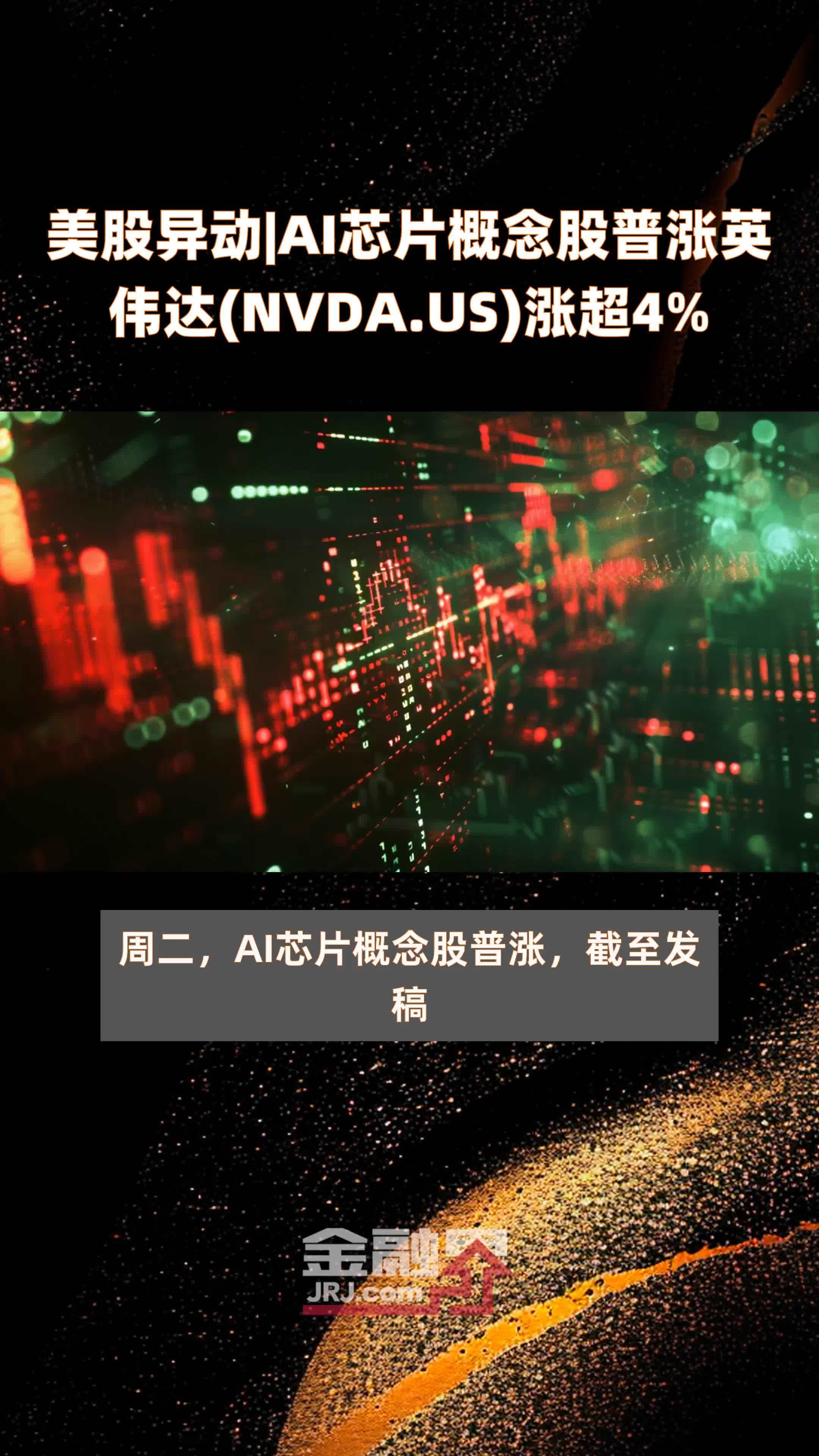 美股异动|AI芯片概念股普涨英伟达(NVDA.US)涨超4% |快报_凤凰网视频_凤凰网