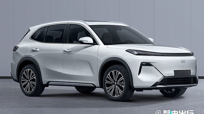 吉利银河E5插混版实拍！或命名星舰7 纯电续航150km_凤凰网