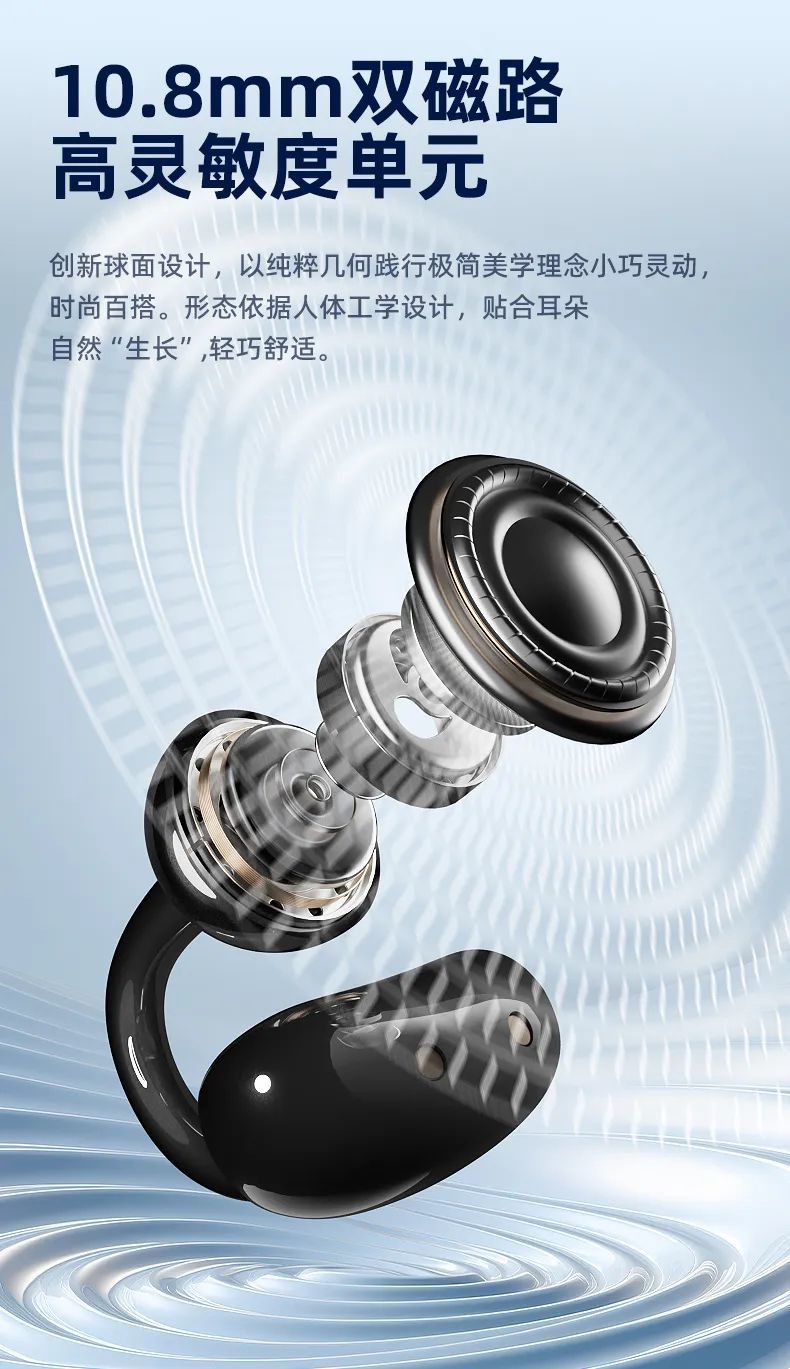 明星同款，HW平替！AURARO耳夹式无线蓝牙耳机G126，你还不冲吗？凤凰网凰家尚品_凤凰网