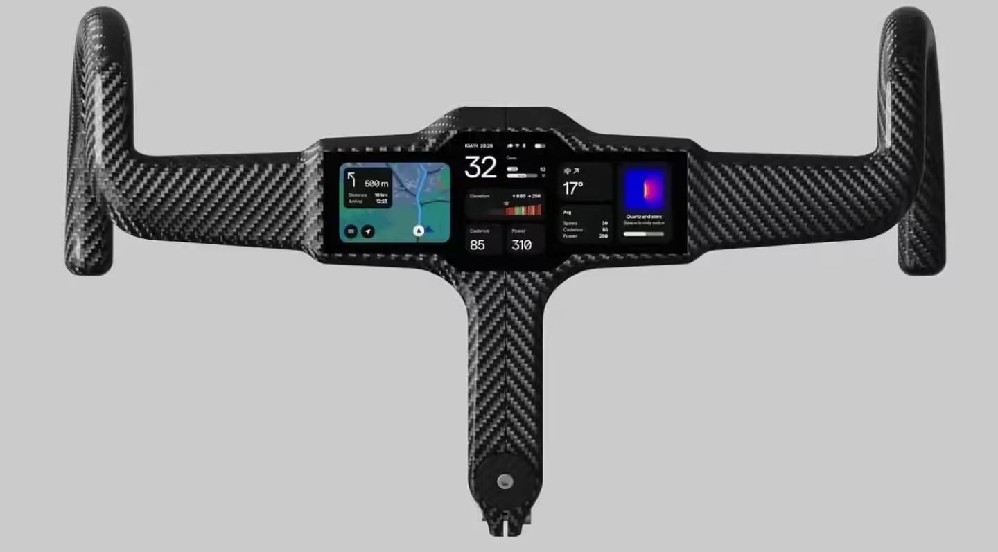 自行车也能装“车机大屏”：初创公司Flitedeck推出智能车把_凤凰网