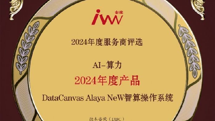 九章云极 DataCanvas Alaya NeW智算操作系统入选 “2024年度产品”_凤凰网