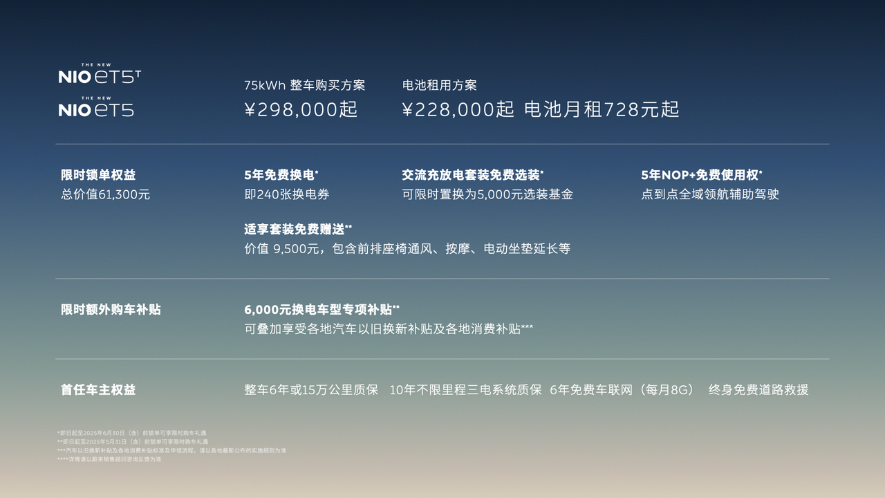 蔚来新ET5、ET5T上市：超500项升级，起售价29.8万元_凤凰网